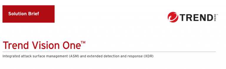 Trend Vision One™ Integrated attack surface management (ASM) and ...